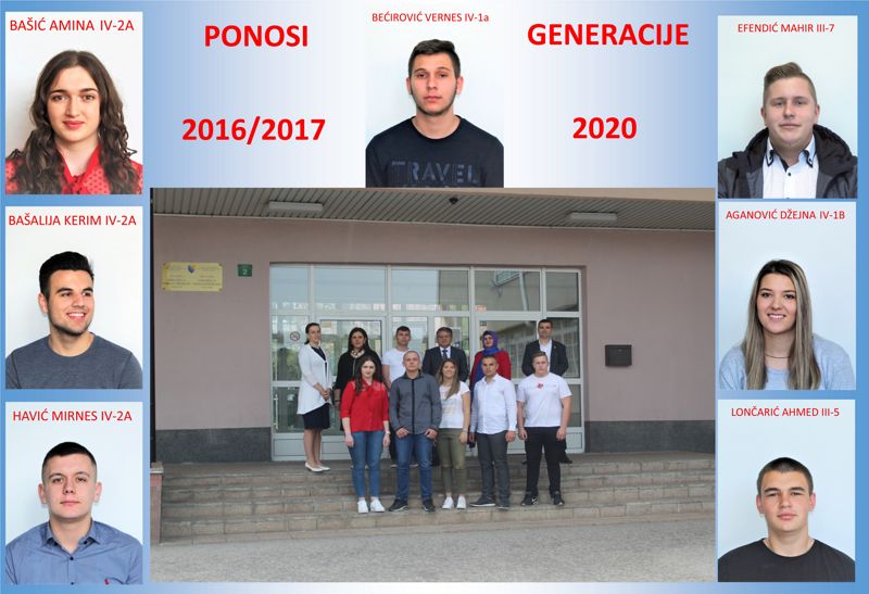 Ponosi škole – Generacija 2016./2017.-2020. – www.ssskskola.edu.ba