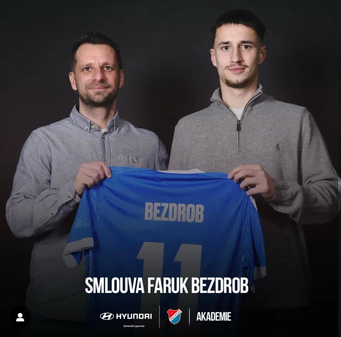 Faruk Bezdrob – profesionalni ugovor za Fudbalski klub “Banik” iz Češke ...